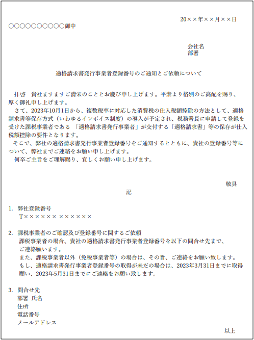 インボイス制度で取引先に確認すべき内容と対応法|案内文や免税事業者だった場合の影響など、要点を解説 店舗運営・家賃削減・物件関連の経営課題解決ならビズキューブ・コンサルティング株式会社